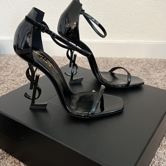 Yves Saint Laurent | Shoes | Ysl Opyum Sandals In Patent Leather | Poshmark